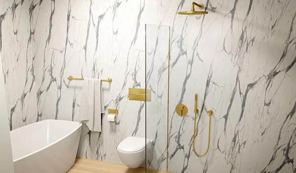 Panneau mural de salle de bain : une solution qui allie esthétisme et ...